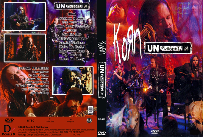 Korn – MTV Unplugged (1 NTSC DVD-R disc) – Kaleidoscope Video