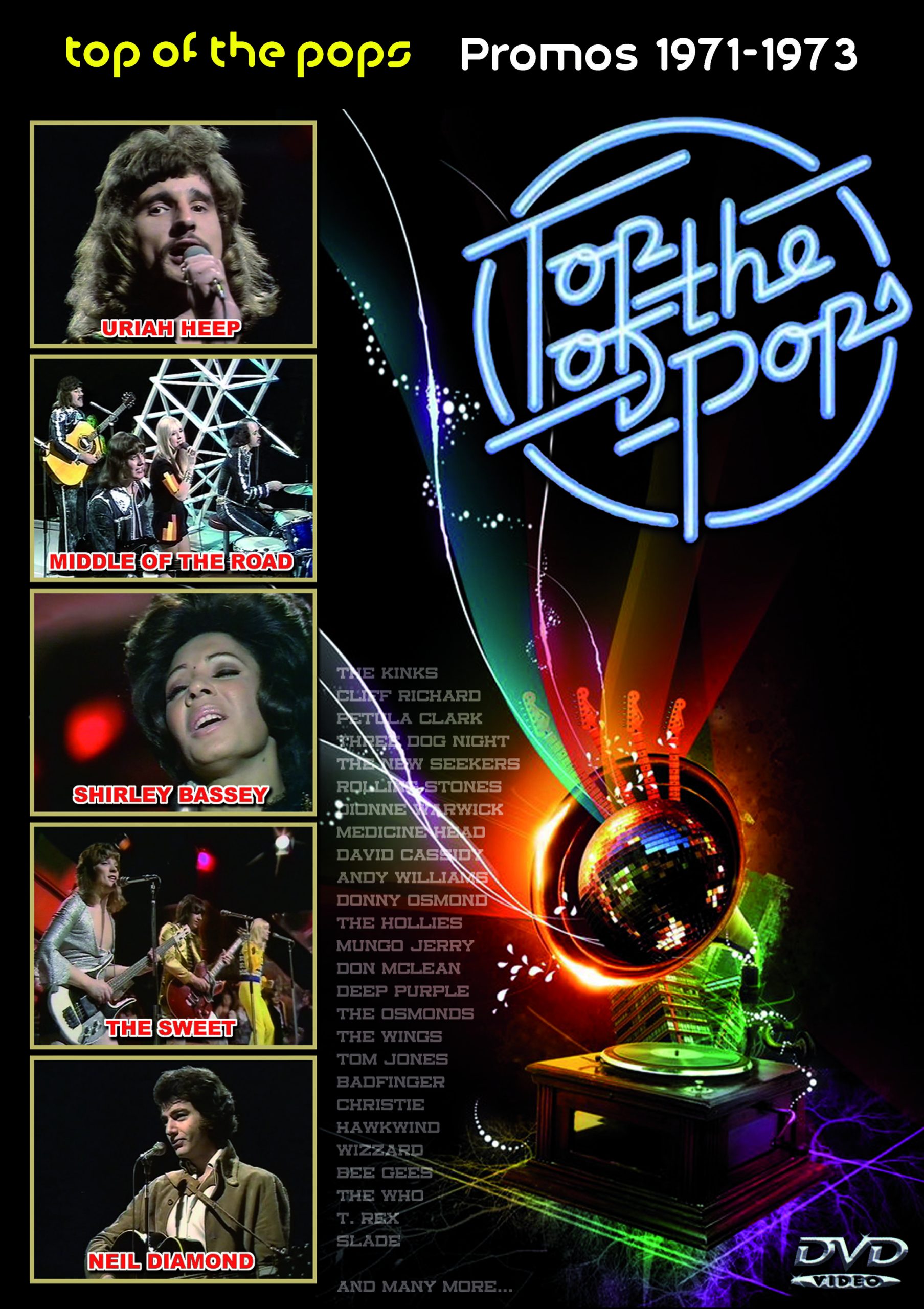 Top Of The Pops – Promos (1971-1973) (2 DVD-R discs) – Kaleidoscope Video