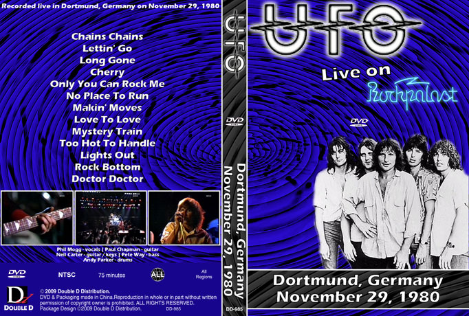 UFO – Rockpalast (1980) (NTSC DVD-R disc) – Kaleidoscope Video