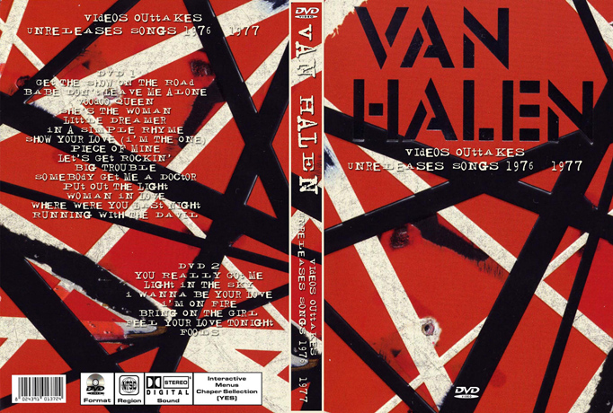 Van Halen – Videos Outtakes – Unreleased Songs 1976 – 1977 (2 NTSC DVD ...