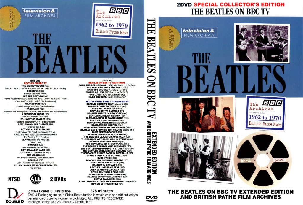 Beatles – BBC TV Extended Edition / British Pathé Film Archives (2 DVD ...